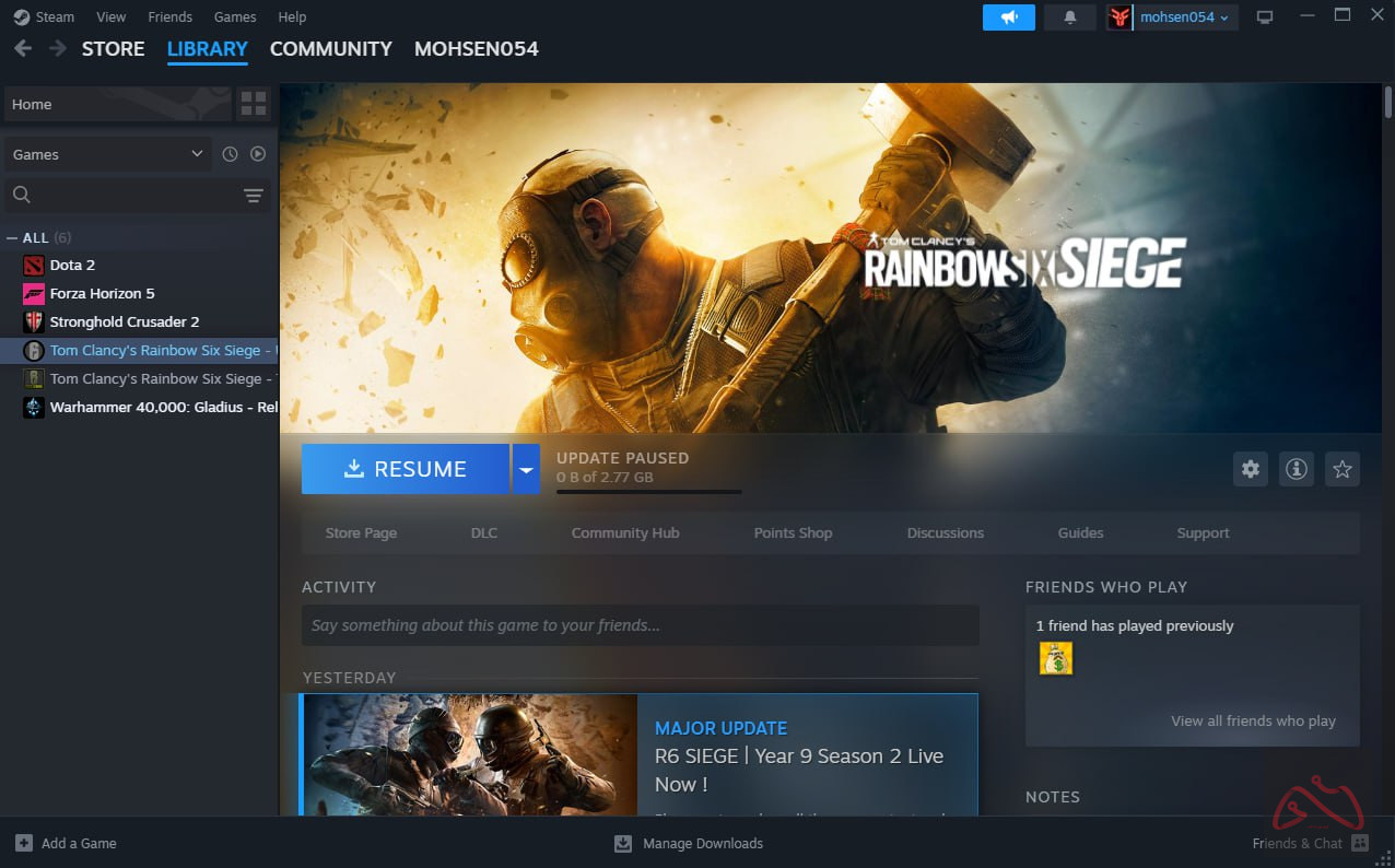 اکانت بازی رمبو سیکس Rainbow Six گیم دونی مرکز خرید و فروش اکانت بازی نو و دست دوم